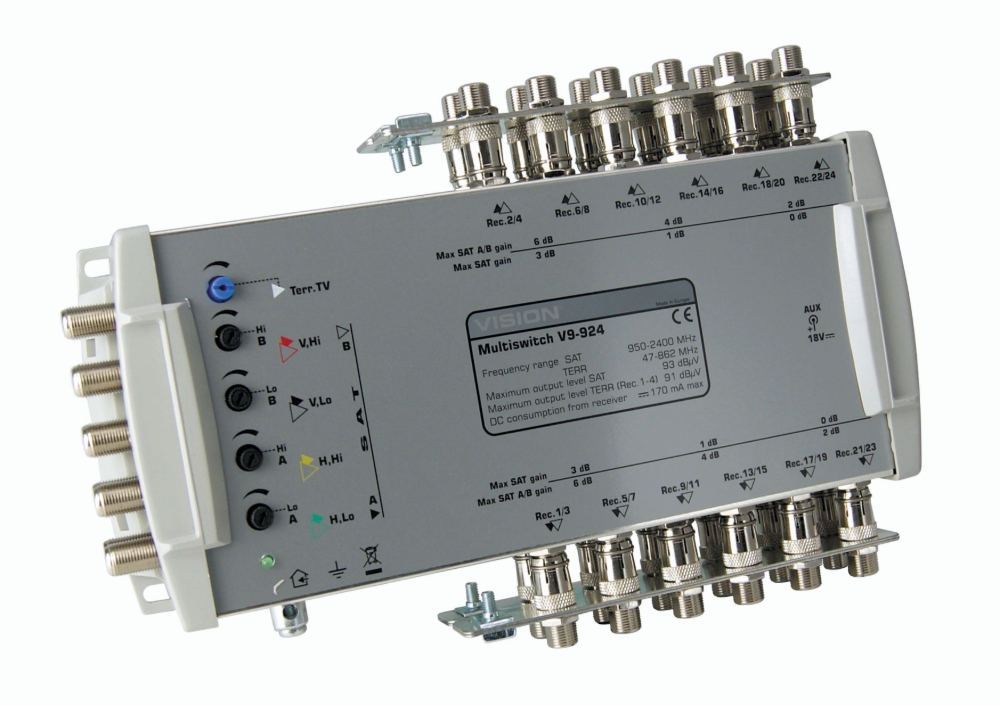 9 Wire Multiswitches and Accessories - Vision Products (Europe) Ltd